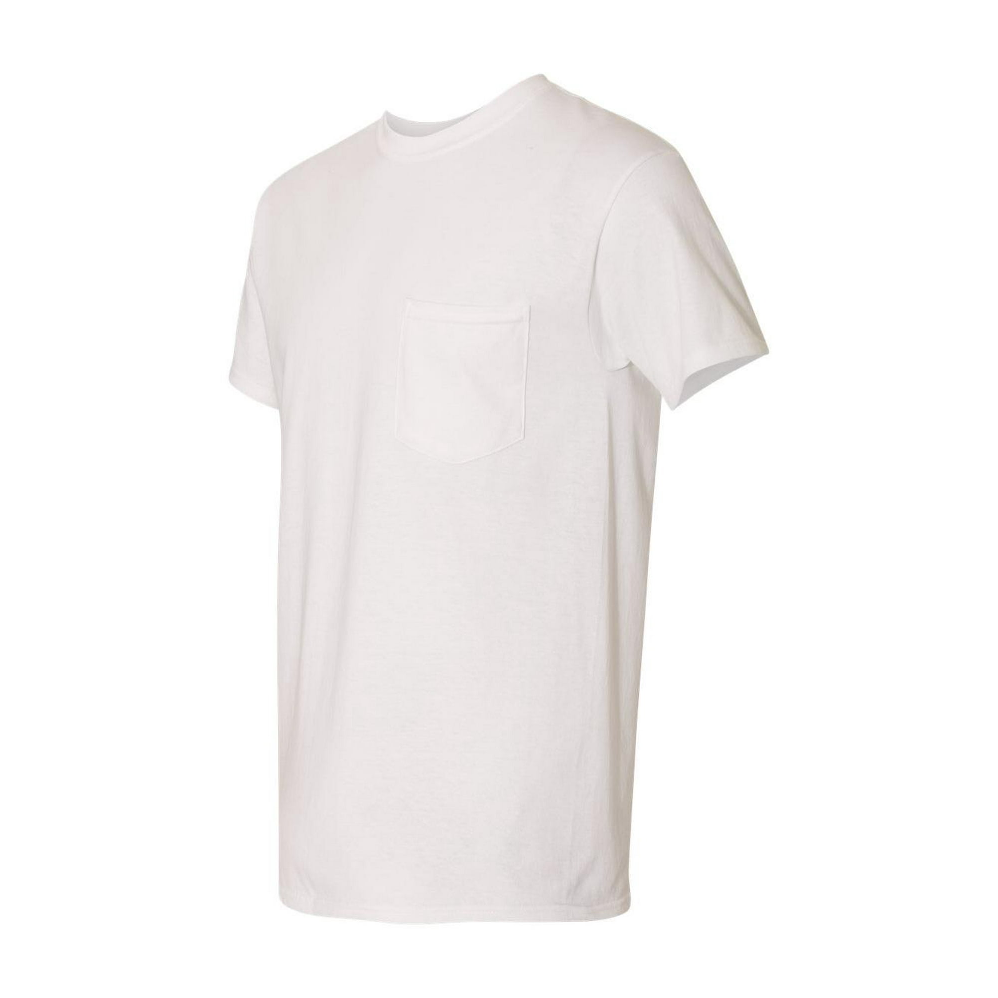 Click here for Gildan - Heavy Cotton Pocket T-Shirt - 5300 - Whit... prices