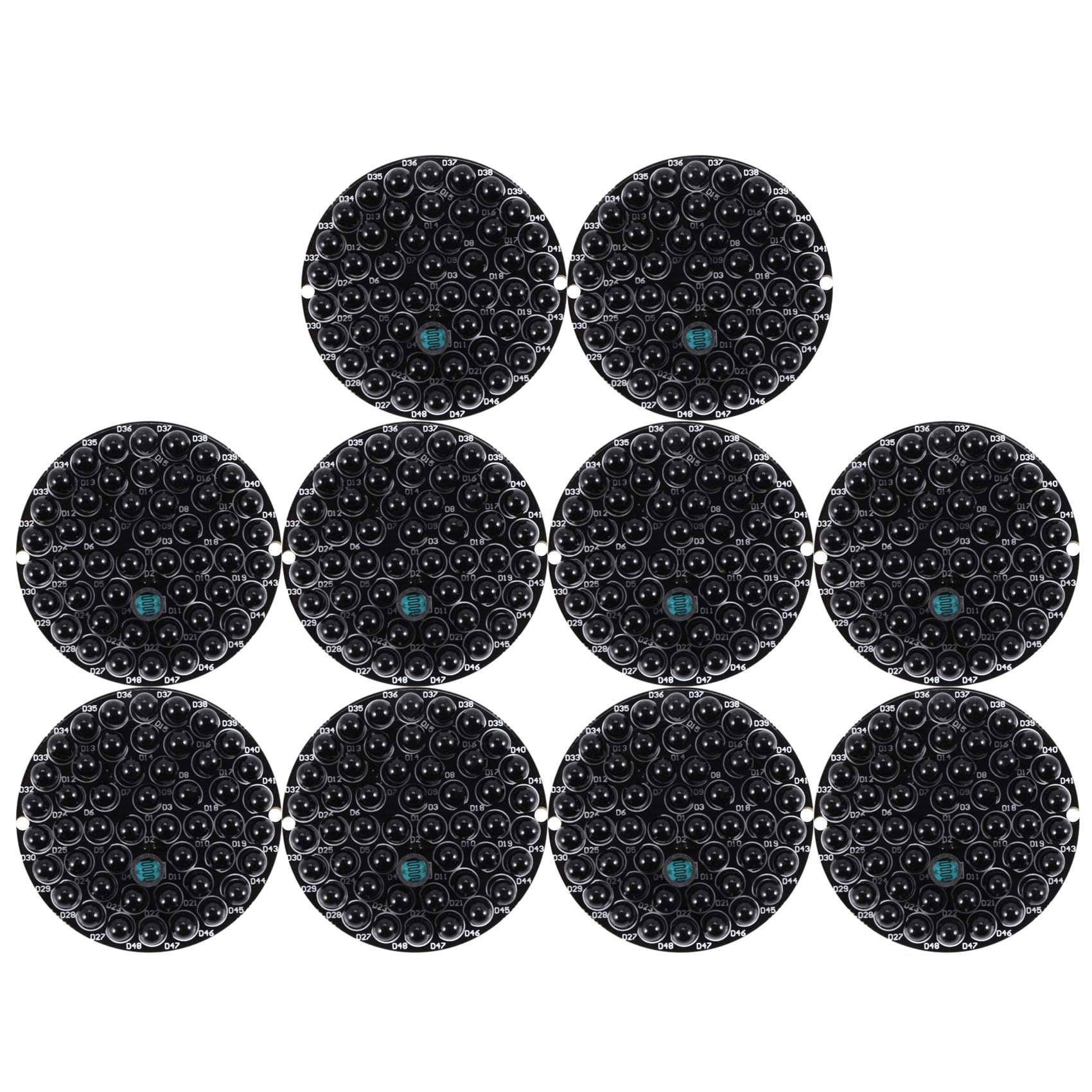 10X Panel Infrarrojo Infrarrojo de 90 Grados LED 48 LED Infrarrojo ...