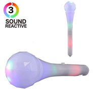 FlashingBlinkyLights Flashing Light Up Heart Rave Toy Wand - Walmart.com