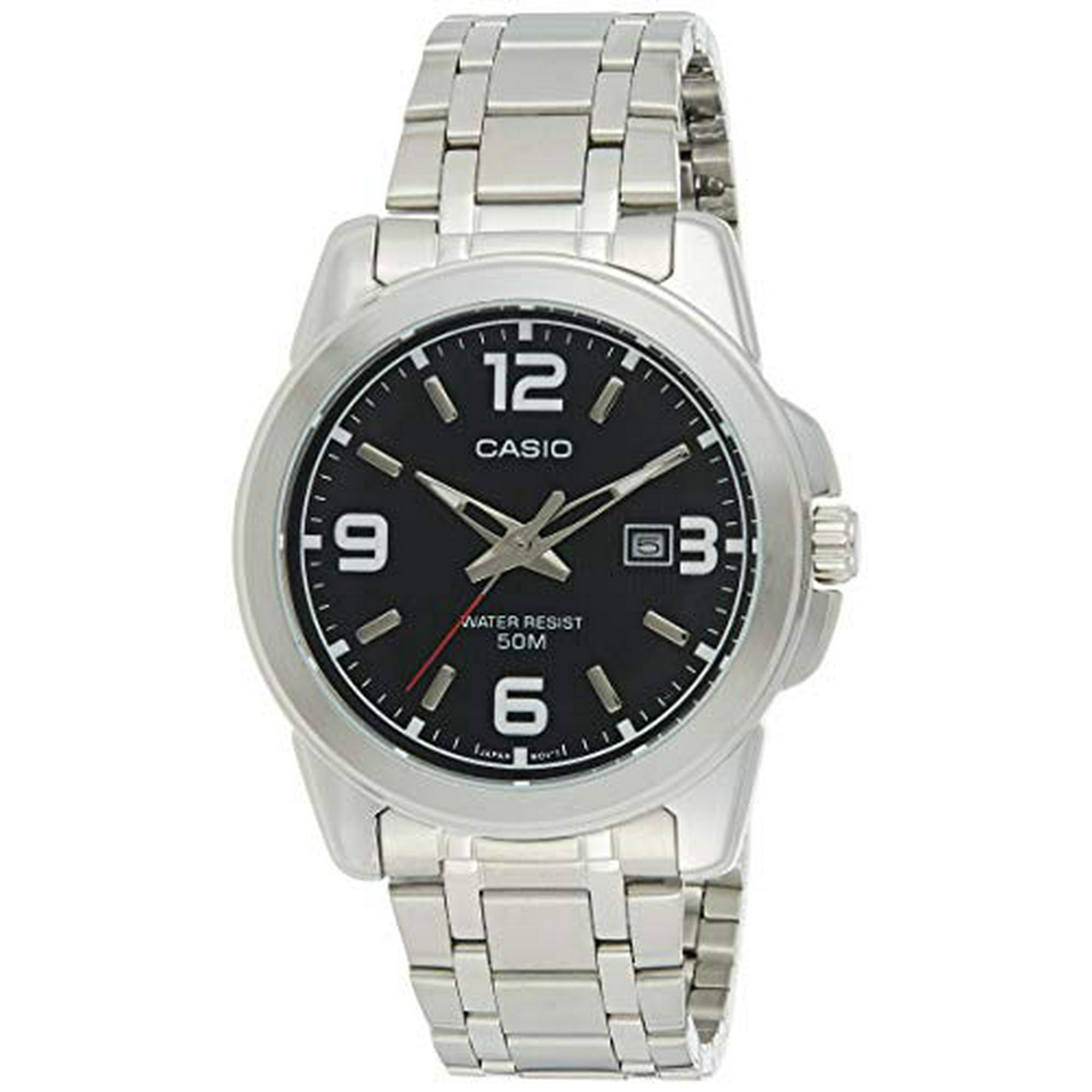 Click here for Casio Mens Mtp1314d-1av Silver Stainless-Steel Qua... prices