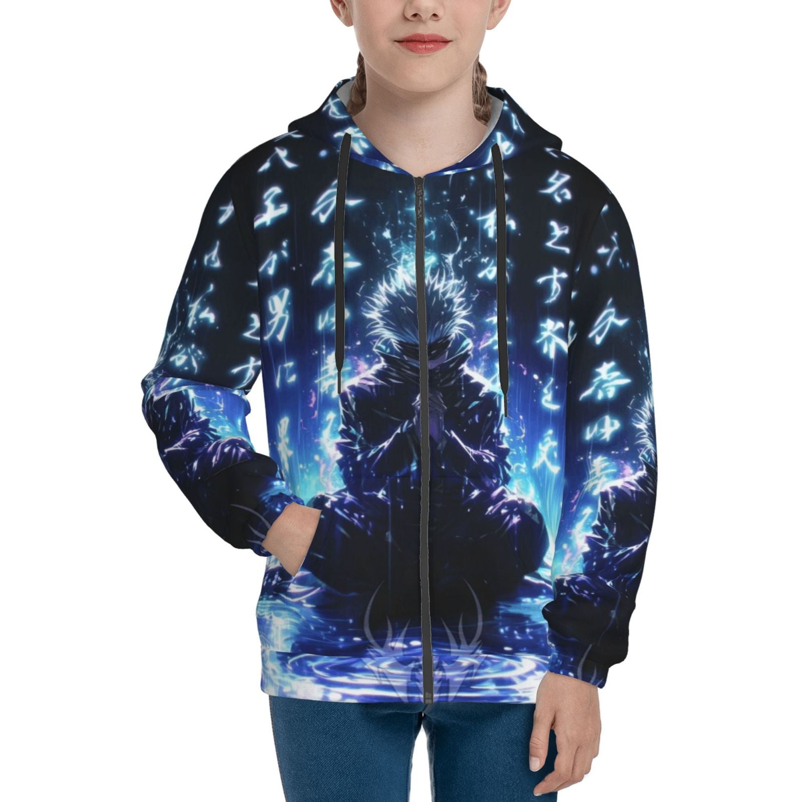 Click here for Ptkqgjis Jujutsu Kaisen Graphic Hoodie For Teen Zi... prices