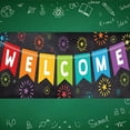 Aehas Banner Clearance Welcome Back To School Banner Fabric Wall ...