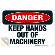 Notice Authorized Personnel Only With Black And Red Hand Warning Sign ...