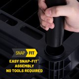 Plano 5-Shelf Extra Heavy Duty Plastic Storage Shelf Unit, 72.5” x 36 ...