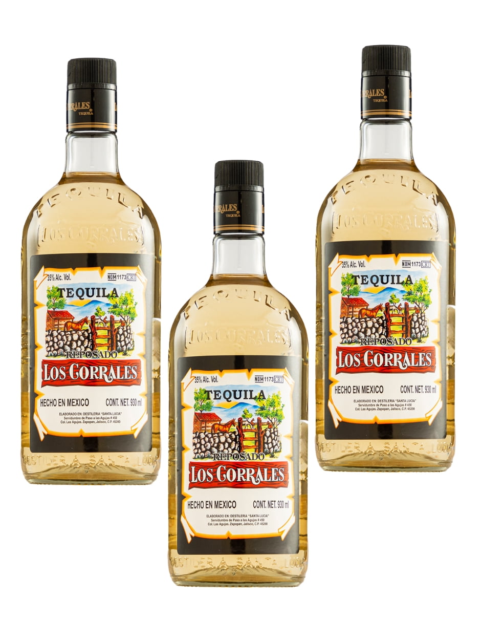 Tres Botellas Tequila Los Corrales Reposado 930 Ml Tequila Reposado ...