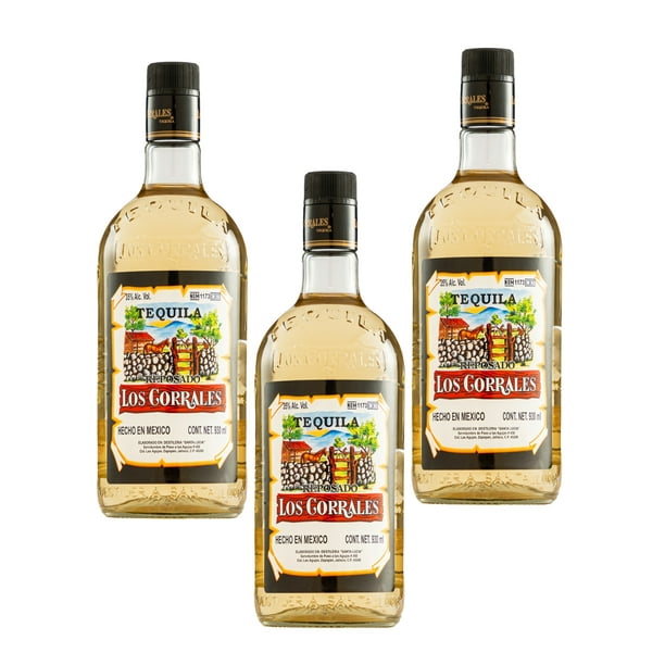 Tres Botellas Tequila Los Corrales Reposado 930 Ml Los Corrales Tequila ...