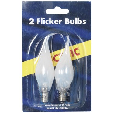 6-Pack, Silicone Dipped Candle Light Bulbs, 7 Watt, Longer Life Country ...
