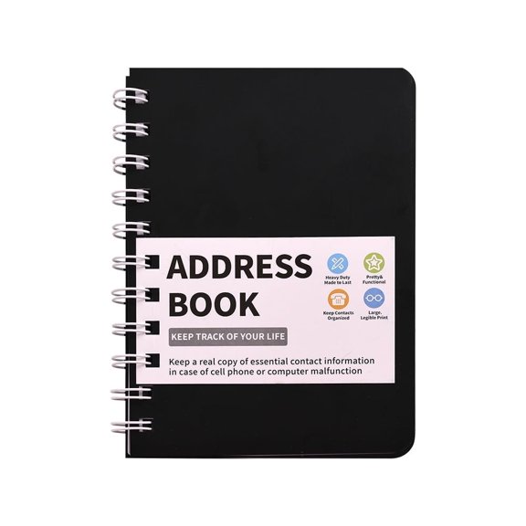 67144 Mead Address Book. 52 sheets 7 3/4" x 5 1/8". Assorted colors ...