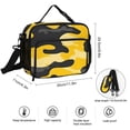 11.8×9.6in Large Capacity Rectangular Lunch Bag Durable Storage ...