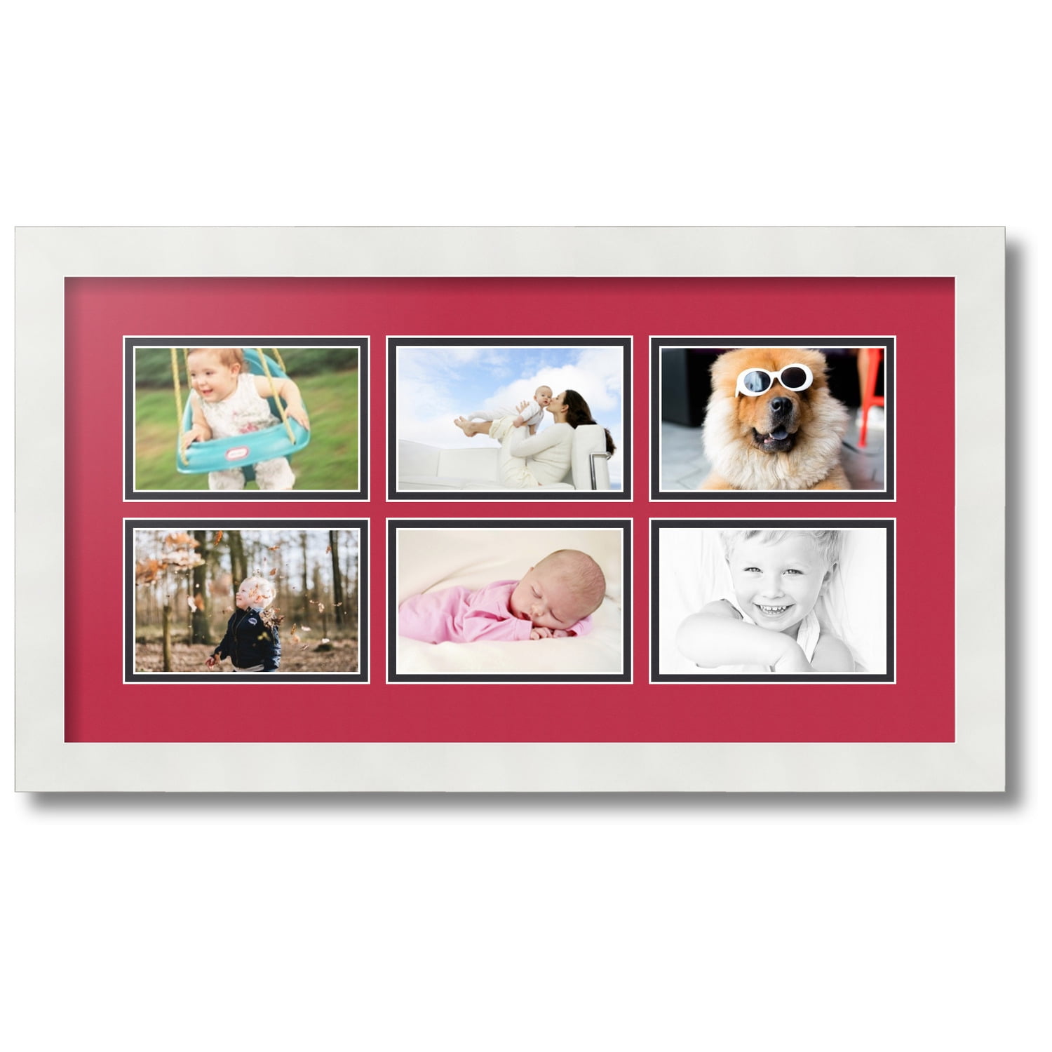 ArtToFrames Collage Photo Picture Frame with 6 - 3.5x5.5 Openings ...