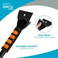 BIRDROCK HOME 20” Snow Brush w/Ice Scraper for Car | 9.5” Wide Bristle ...