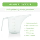 Plastic Funnel Pitcher (1000ml) for Measuring, Easy Pour Measuring Cup ...