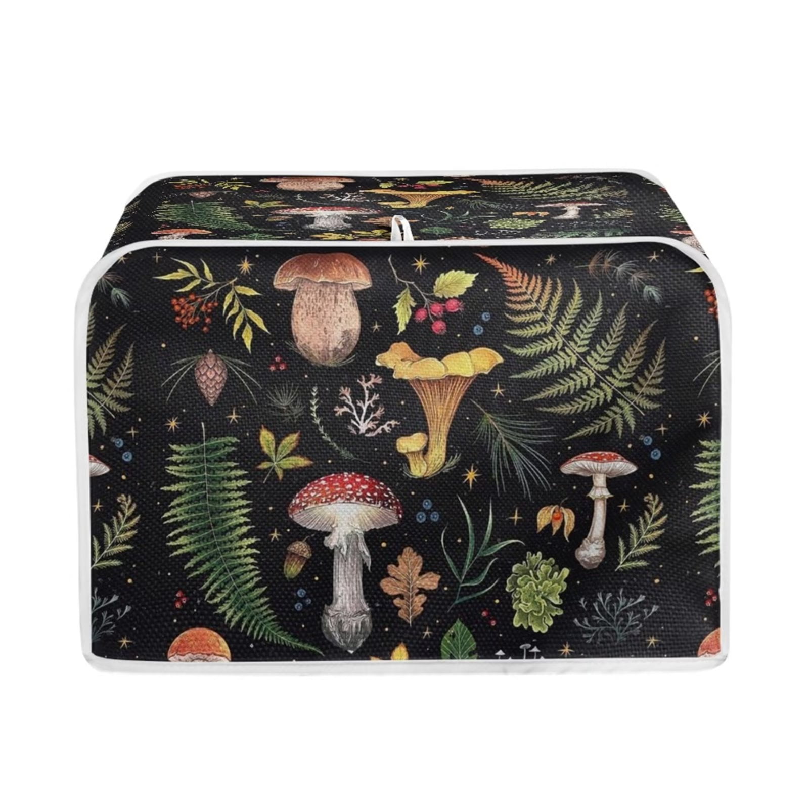FKELYI Mushroom Leaf Toaster Cover Foldable Toaster Covers 4 Slice Wide ...