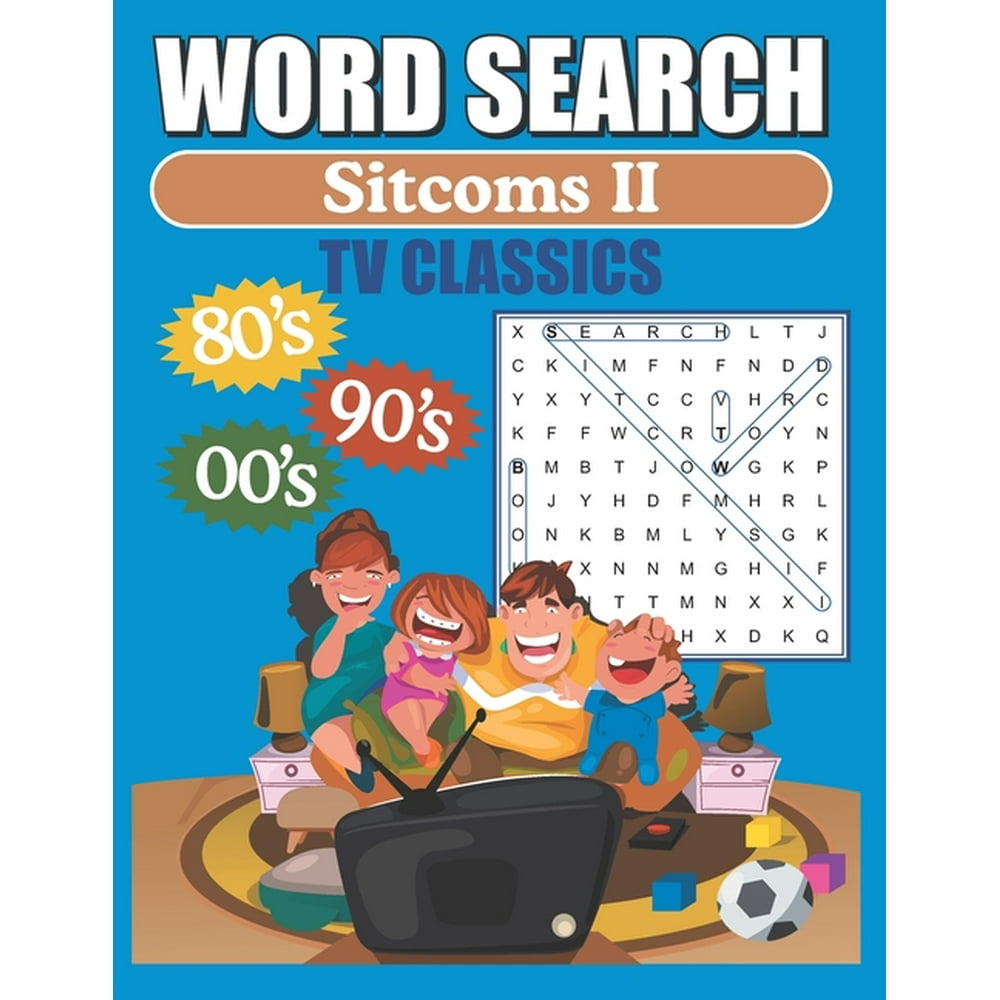 Word Search TV Sitcoms : 80's - 90's - 2000's Classic TV Sitcoms Word ...