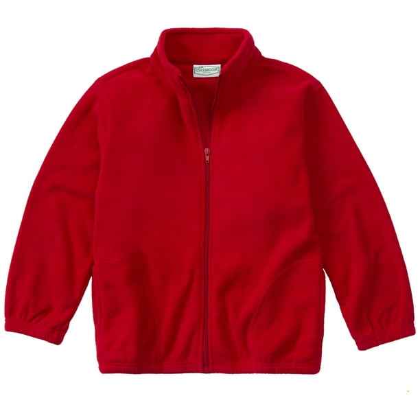 Classroom School Uniforms Big Kid Polar Fleece Jacket 59202, L, Red ...