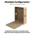 Prime Pets 5 Pack XL Wide Corrugated Cat Scratcher with Box - Walmart.com