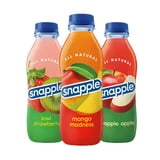 Snapple Juice Drink Variety Pack, Lemonade & Tea, All Natural Fruit, 16 ...