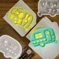 2Pcs Toy Bus Silicone Holder Molds Silicone Tealight Stand Molds for ...