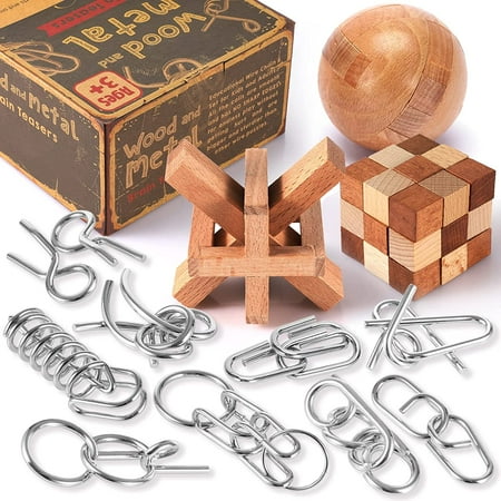 Small Fish Brain Teaser FFIY 6 Pcs Set for Kids, Teens, and Adults ...