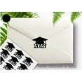 jiacuix Graduation Cap Stickers Black Graduation Hat Sealing Labels ...