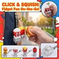 Creative Button Keychain Squeezetoy, Slow Rising Fidget Stress Reliever ...