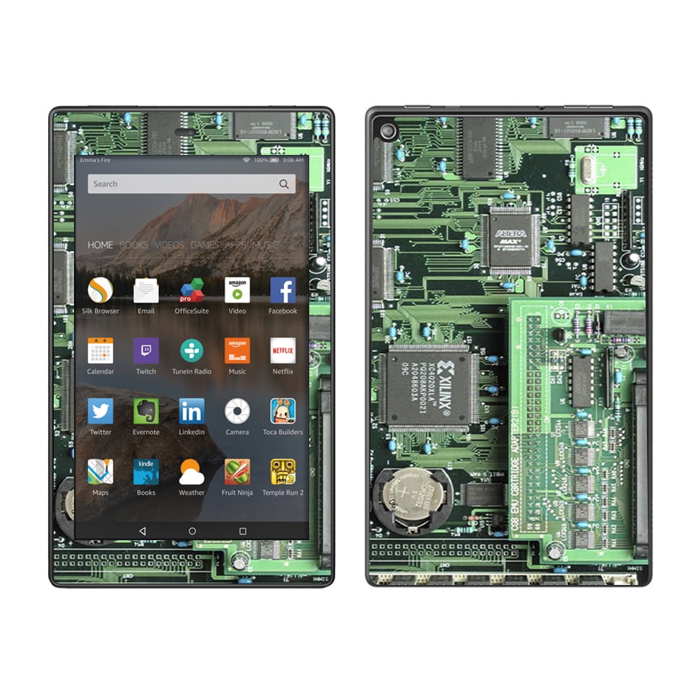Skin Decal For Amazon Fire Hd 8 Tablet / Circuit Board - Walmart.com
