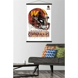 NFL Washington Commanders - Drip Helmet 22 Wall Poster with Magnetic ...