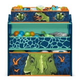 Delta Children Dinosaur Design & Store 6 Bin Toy Storage Organizer ...