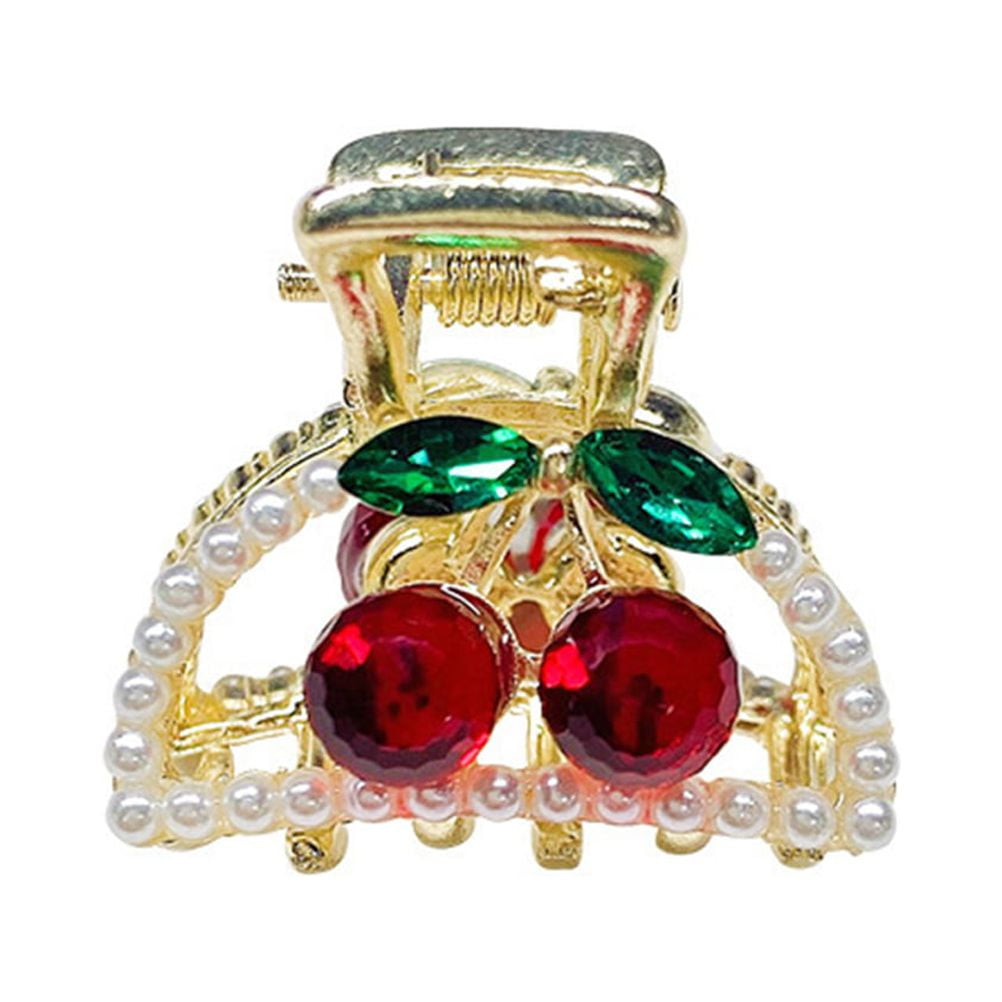 Click here for Unomor Cherry Hair Clips Small Hair Claw Clips Ban... prices