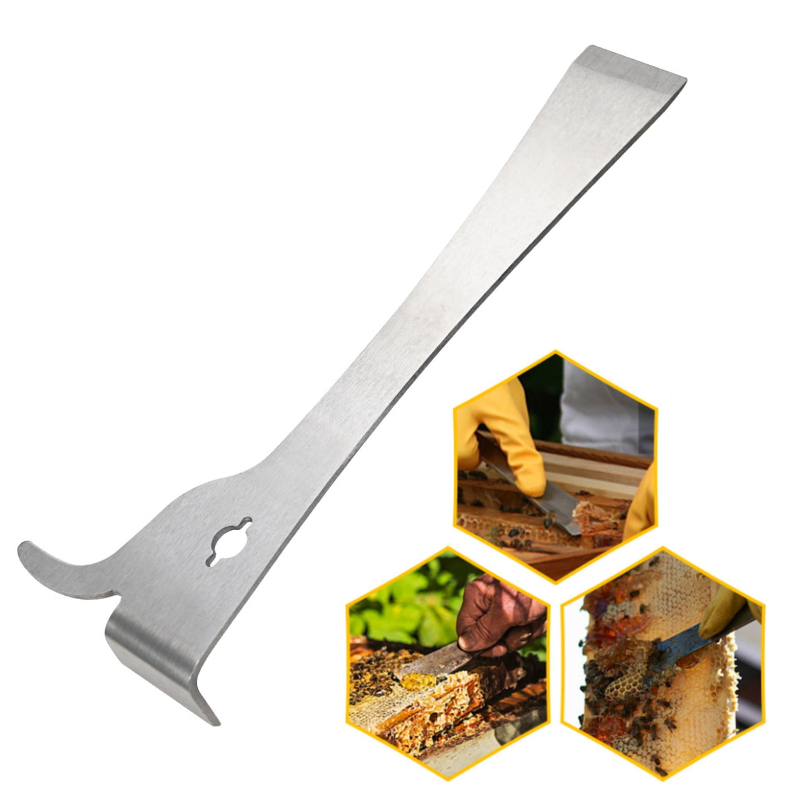 Washranp Honey Scraper,Stainless Steel Thumb Shape Long Beehive ...