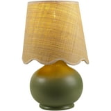 Mark&Day Table Lamps, Kolleen Cottage Green/Beige Bedside Table Lamp ...