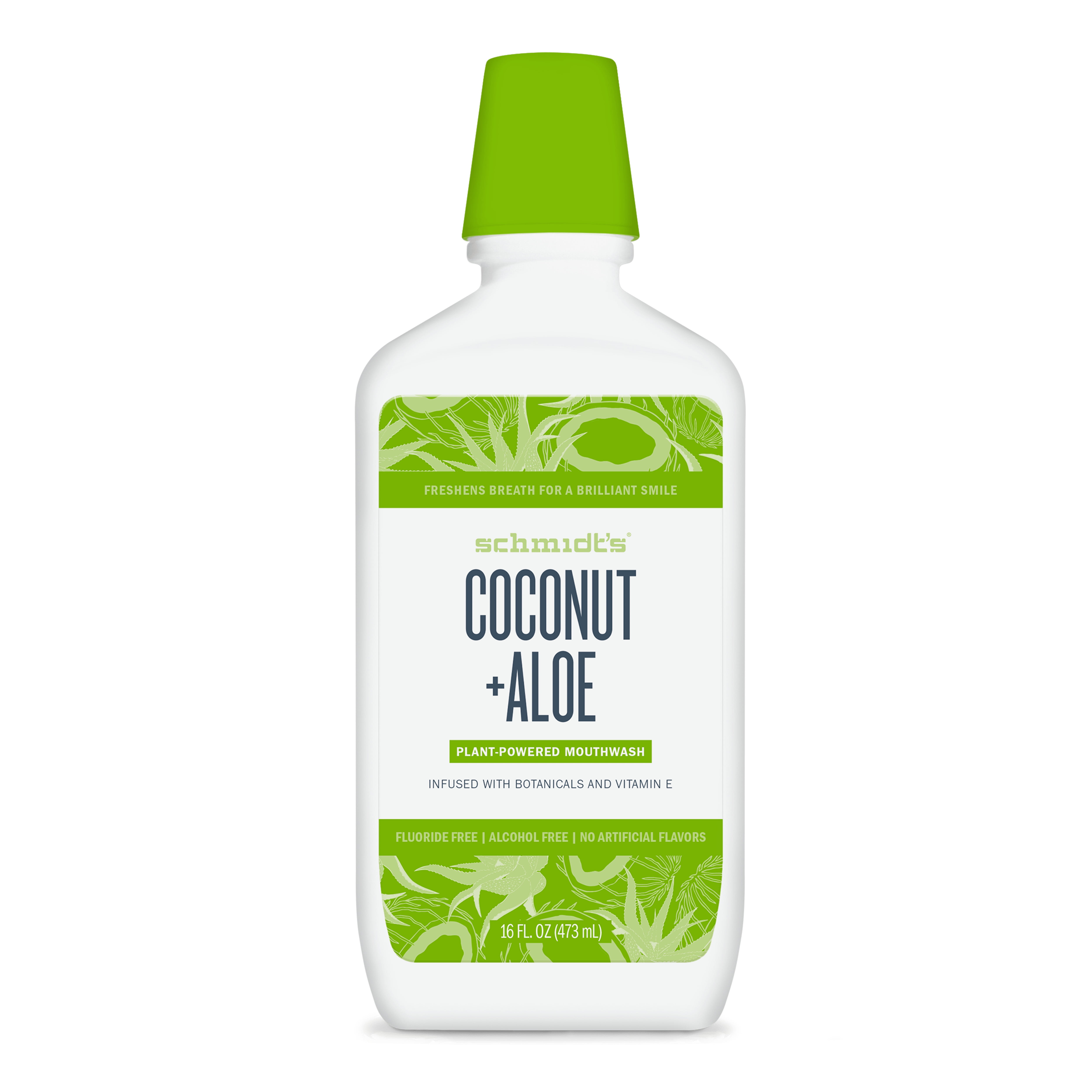 Schmidt's mouthwash Coconut + Aloe, 16 oz - Walmart.com