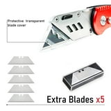 Canopus Folding Utility Knife, Heavy Duty Box Cutter, Aluminum Alloy ...