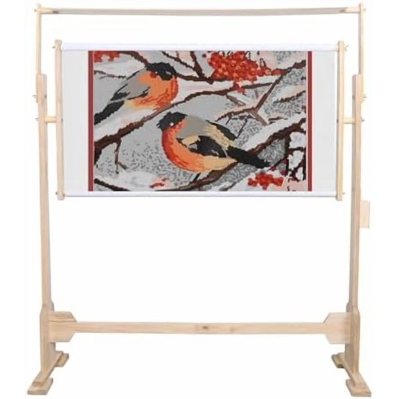 Embroidery Stand, Adjustable Cross Stitch Floor Frames With 12 Hanging ...