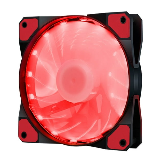 Elegant Choise Computer Case Fan RGB LED Quiet PC Cooling 120mm DC 12V ...