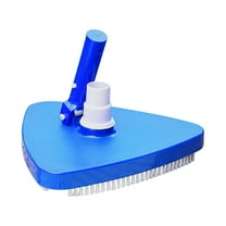 U.S. Pool Supply Weighted Transparent Triangular Vacuum Head with Swimming Suction, Swivel, EZ ...