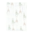 Hudson Baby Cotton Flannel Burp Cloths 4-Pack, Modern Safari Friends ...