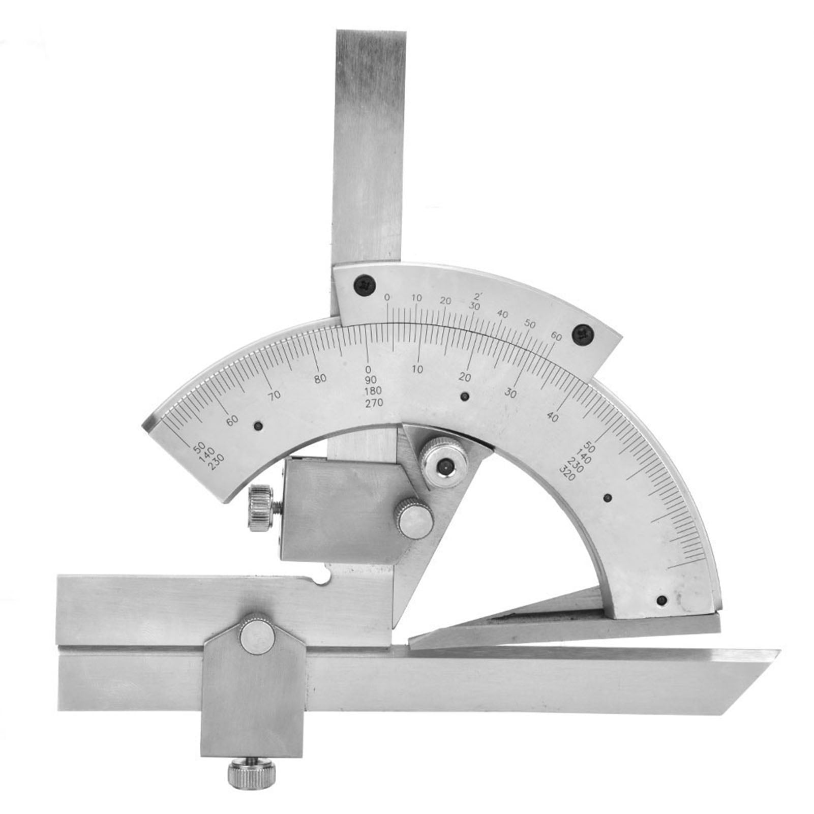 Regla de medición de ángulos, transportador de bisel universal de 0 a ...