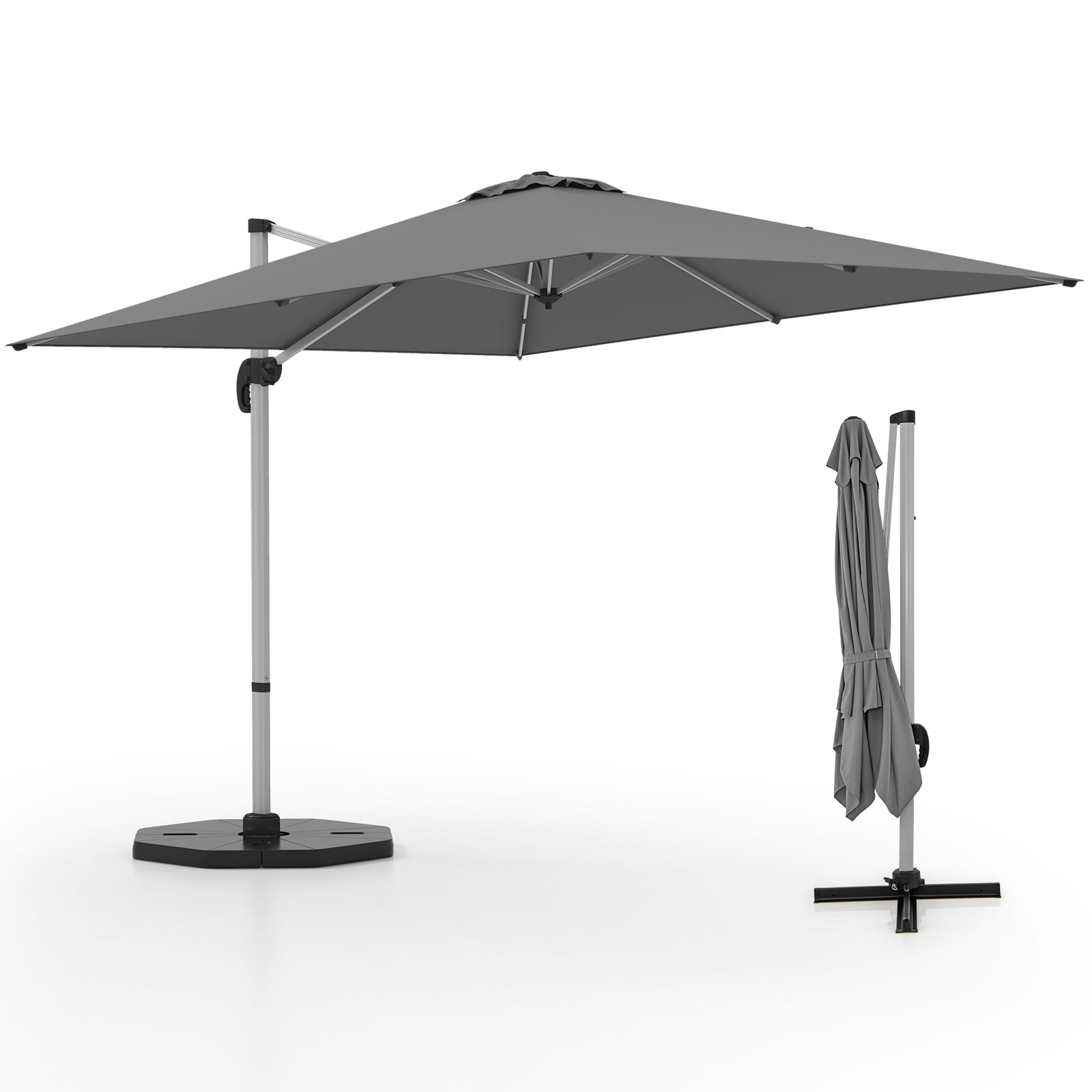 Click here for Costway 10 Ft Patio Cantilever Umbrella Outdoor Al... prices