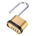 Long Beam Combination Lock, Padlock, Extended Lock Hook Bottom, Four ...