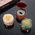 DESIGNICE Antique Metal Jewelry Box Ring Earring Treasure Chest Case ...