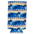 Waves Tropical Beach Pattern 16 oz. Can Coolie - Walmart.com