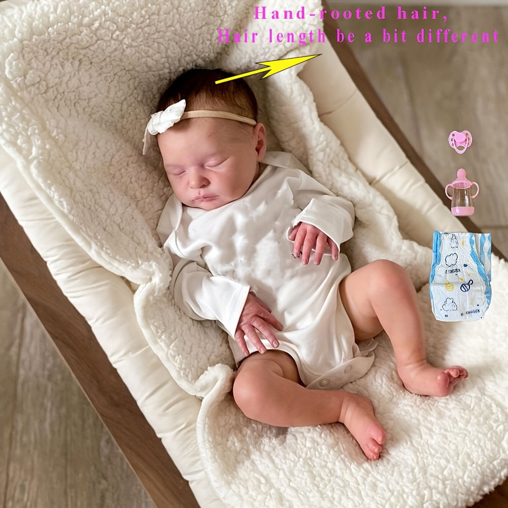 Click here for Grm 20inch 50cm Soft Silicone Asleep Laura Reborn... prices
