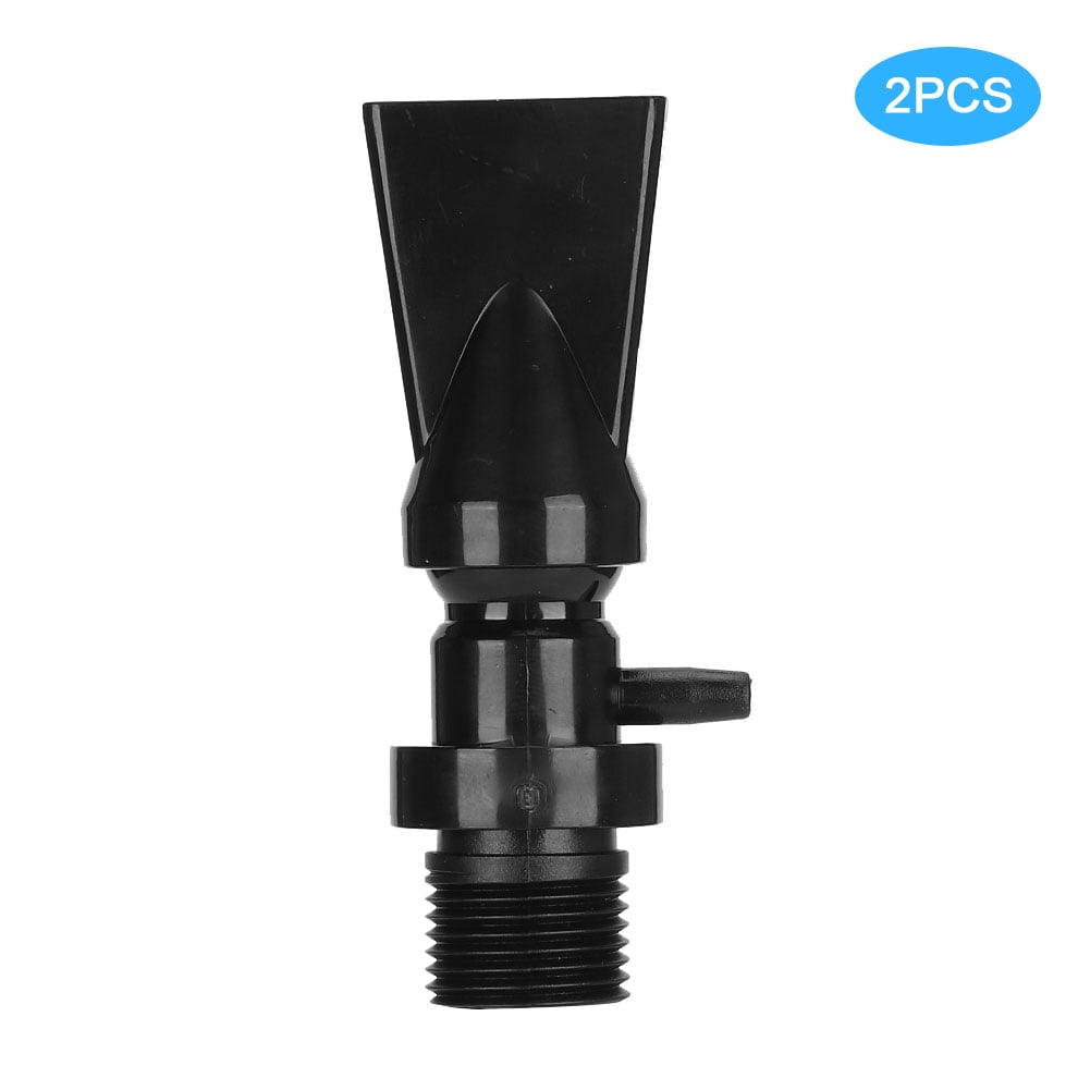 Ccdes 2pcs 360° Rotating Adapter Aquarium Duckbill Nozzle Fish Tank ...