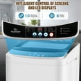 Qhomic Compact Washer/Dryer Combo, 17.8 lbs, 10 Wash Programs, Ideal ...