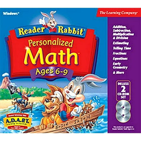 Reader Rabbit Personalized Math Ages 6 - 9 Deluxe (2 CDs) | Walmart Canada