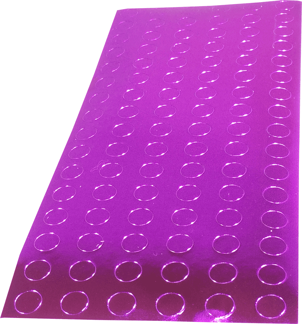 Metallic Purple Circle Dot Stickers | 0.25" Inch Round | 10 Sheets of ...