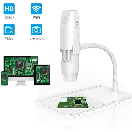 Wireless Digital Microscope Handheld USB Microscope Camera with 8 ...