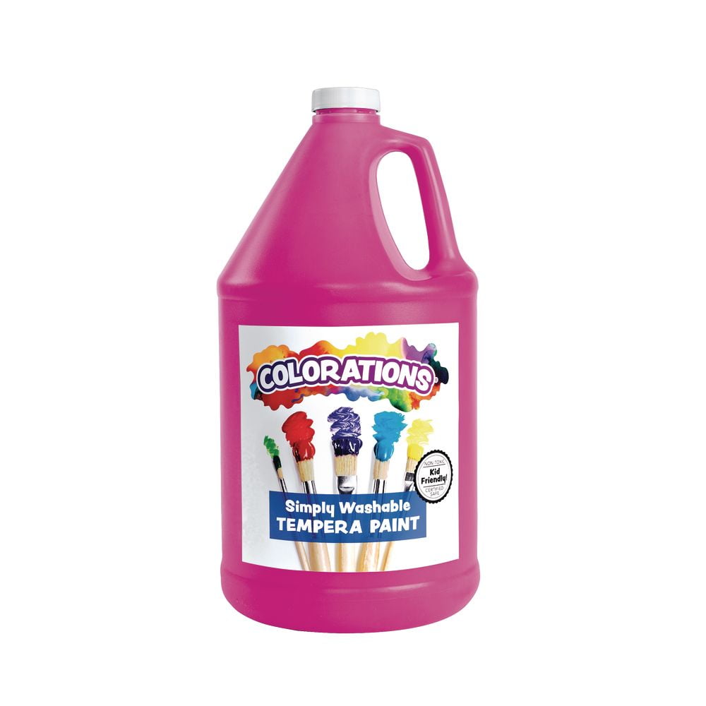 Colorations? Gallon of Magenta Simply Washable Tempera Paint - Walmart.com