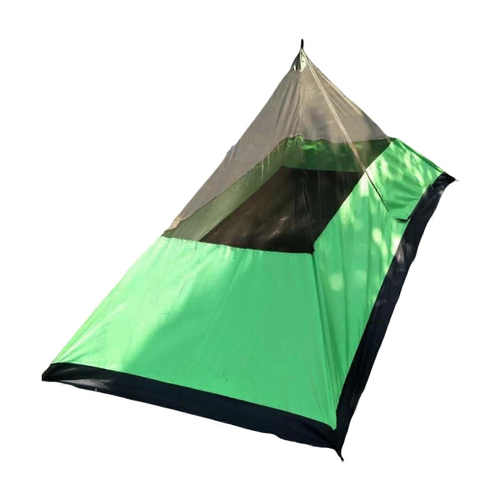Barless Camping Shelter Triangle Tent Canopy for Hiking Waterproof ...